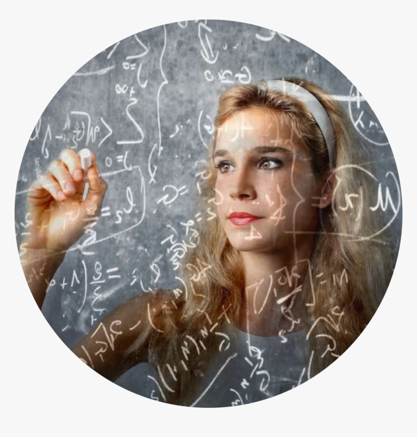 Math Girlartboard 1@300x - Math Student University, HD Png Download ...