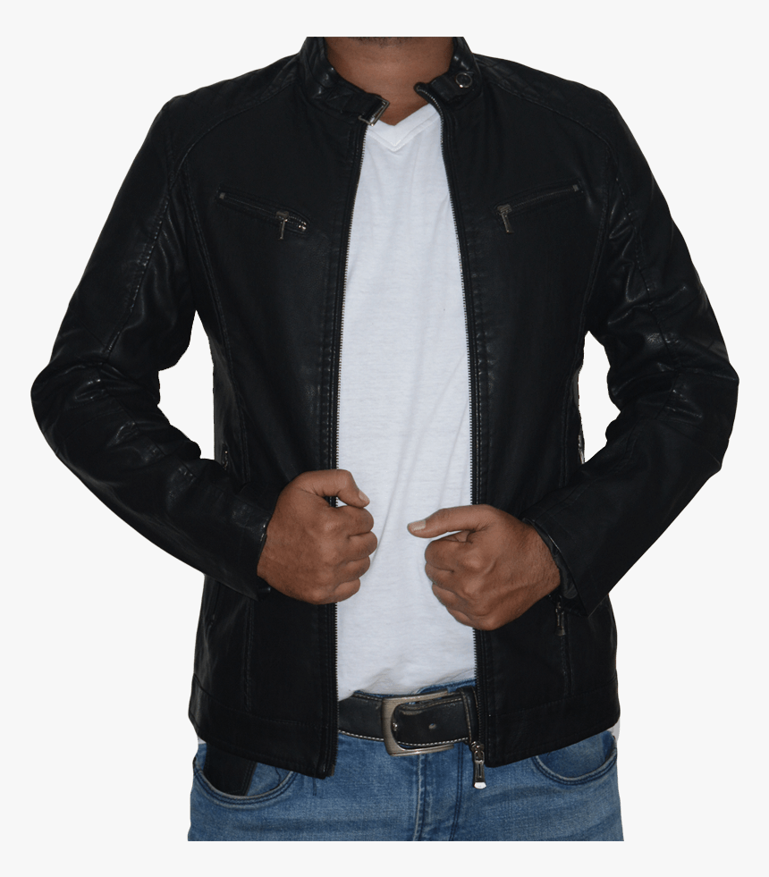 Leather Jacket, HD Png Download , Transparent Png Image - PNGitem