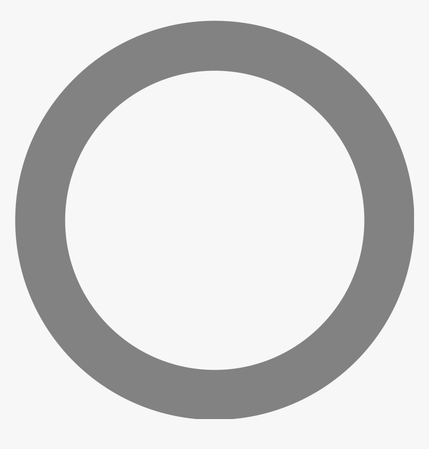 Grey Circle Icon Transparent , Png Download - Small Black Circle With ...