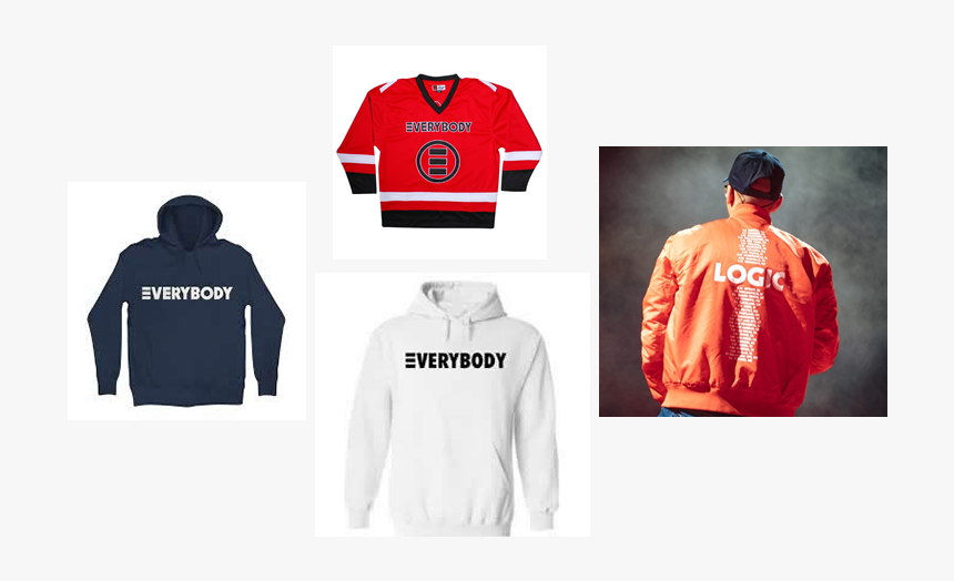 Logic Merch - Hoodie, HD Png Download , Transparent Png Image - PNGitem