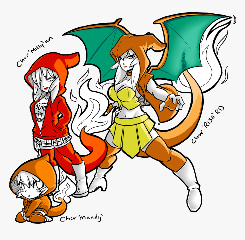 Female Charizard Gijinka