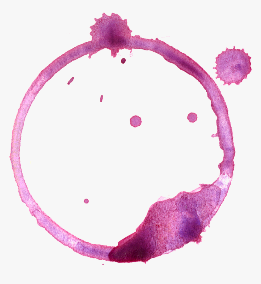 Red Wine Stain Ring, HD Png Download , Transparent Png Image - PNGitem