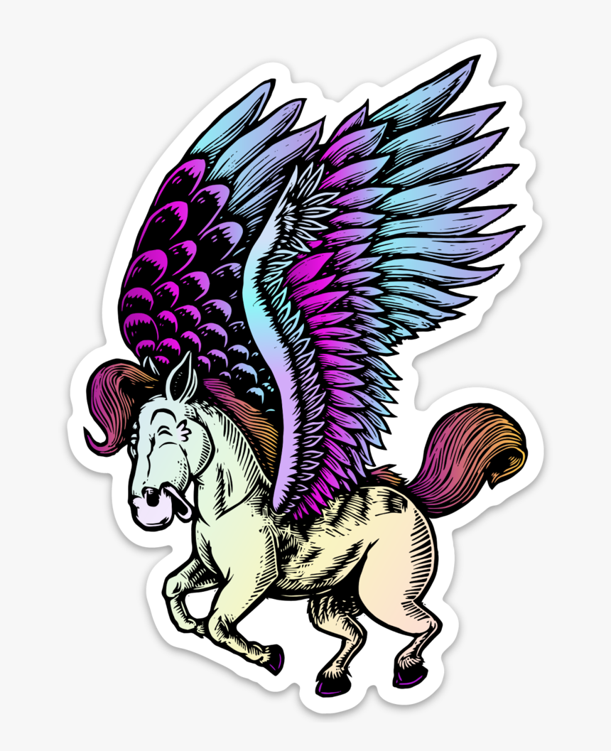 Image Of Pegasus Sticker, HD Png Download , Transparent Png Image - PNGitem