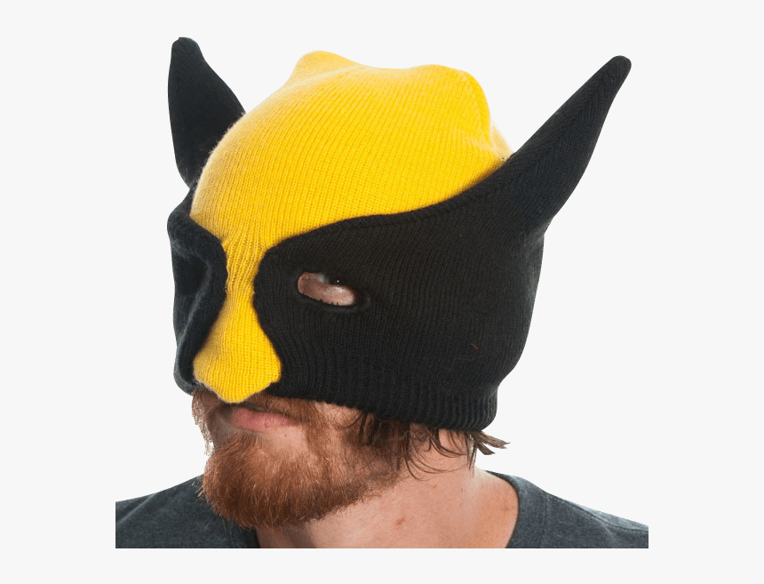 Wolverine Half Mask Beanie - Marvel Wolverine Mask Beanie, HD Png ...