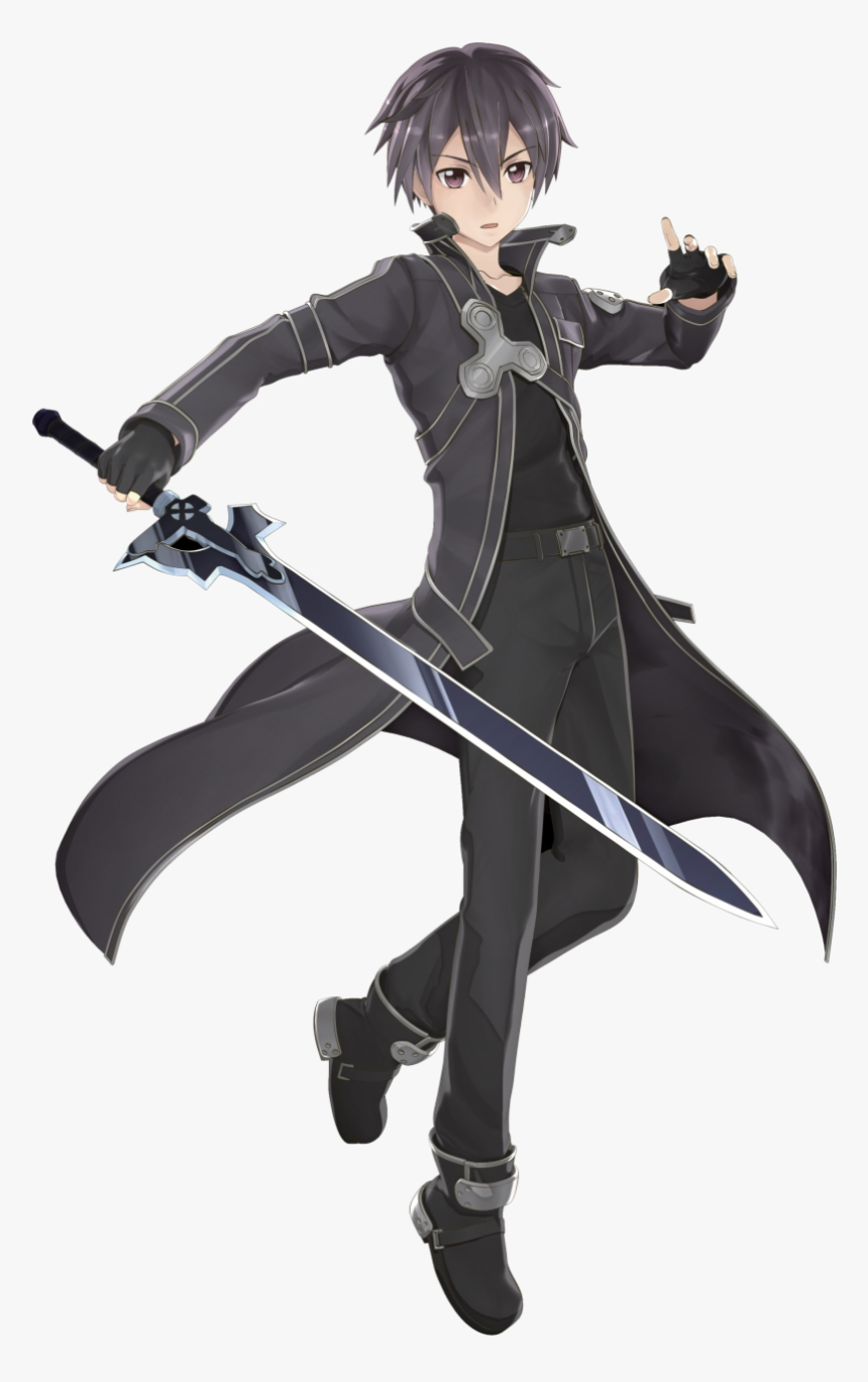 Sword Art Online Hollow Realization Kirito Transparent - Kirito Sword ...