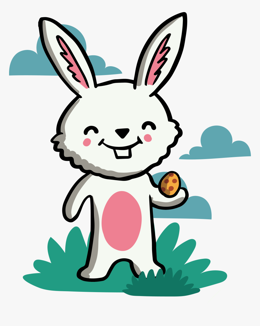Transparent Rabbit Cartoon Png - White Rabbit Cartoon Png, Png Download ...