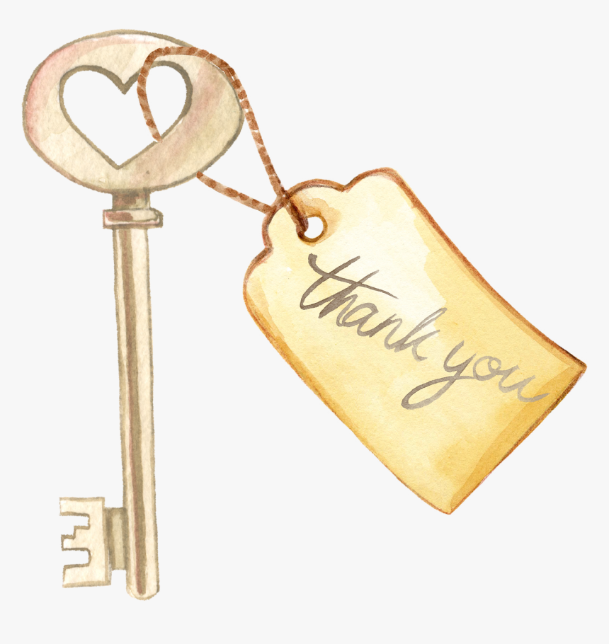 Key Tag Vintage Free Photo - Thank You For Presentation, HD Png ...