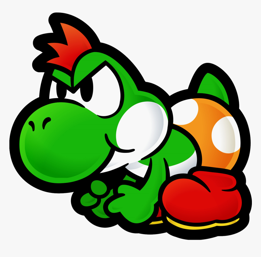 Super Mario Clipart File - Paper Mario Yoshi, HD Png Download ...