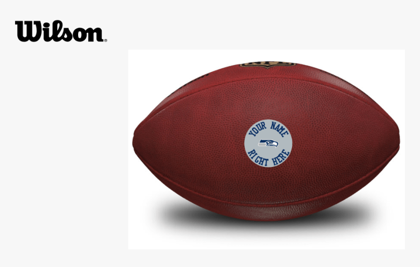 Custom Wilson Football - Wilson, HD Png Download , Transparent Png ...