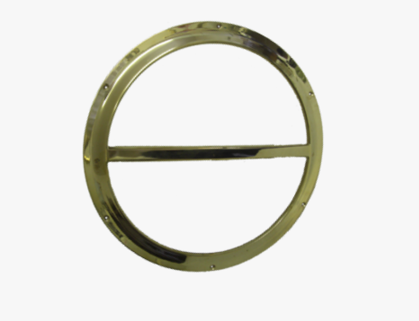 Brass Opening Porthole Only - Circle With Horizontal Line Through It ...