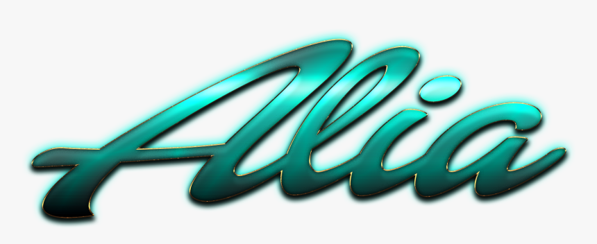 Alia Name Logo Bokeh Png - Graphic Design, Transparent Png , Transparent Png Image - PNGitem
