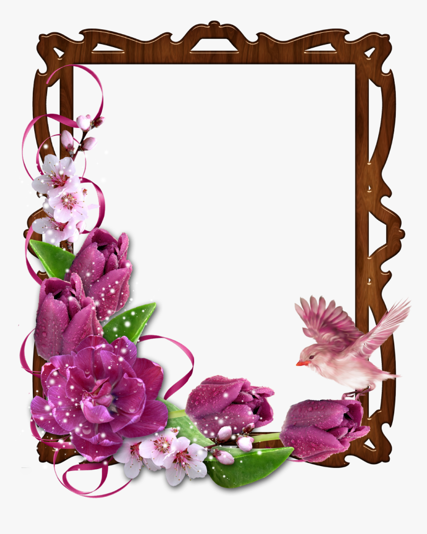 Flower Borders And Frames, HD Png Download , Transparent Png Image ...