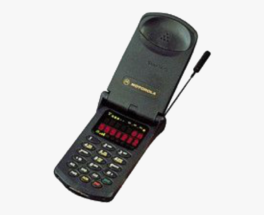 Transparent Flip Phone Png - Motorola Startac 1996, Png Download ...