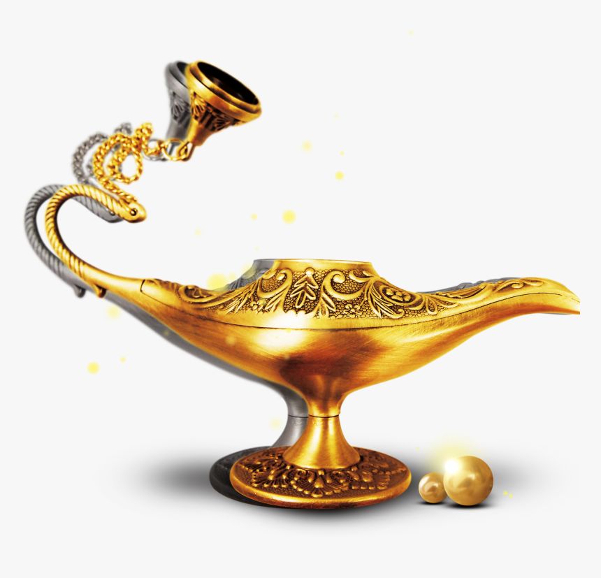 Aladdin Light Fixture Gold - Light Fixture, HD Png Download ...