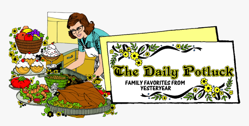 The Daily Potluck - Cartoon, HD Png Download , Transparent Png Image ...