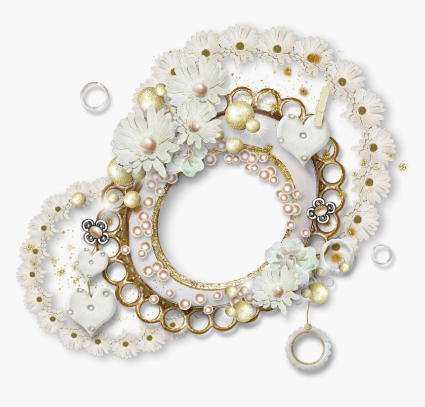 Transparent Pearl Circle Clipart - Pearl Frame Png, Png Download ...