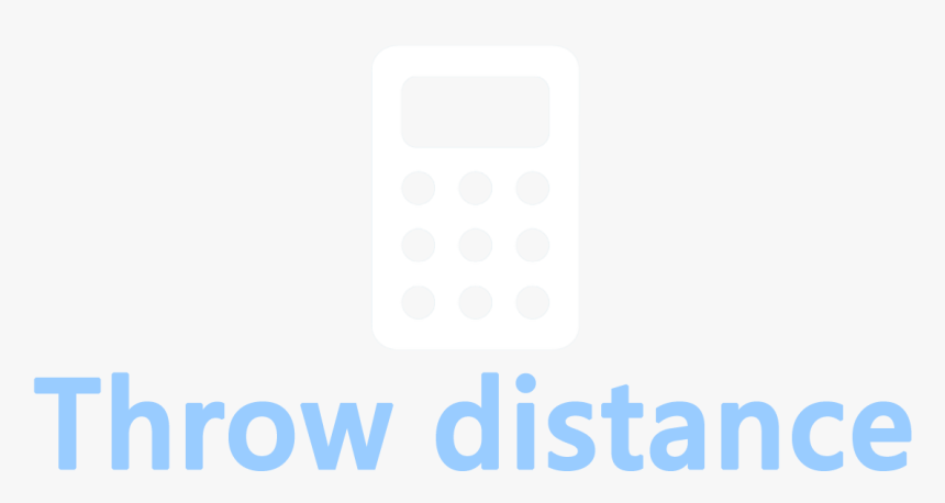 Throw Distance - Methodist University Of São Paulo, HD Png Download ...