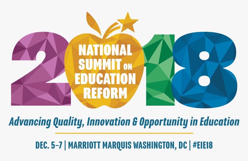 2018 National Summit On Education Reform Logo With - Graphic Design, HD ...