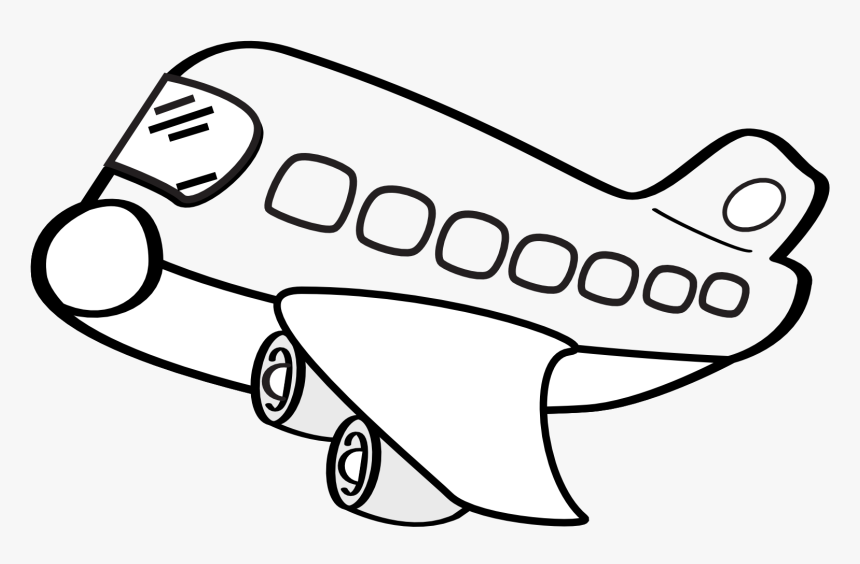 Airplane Clip Art Black And White Clipart Free Clipart - Plane Clipart ...