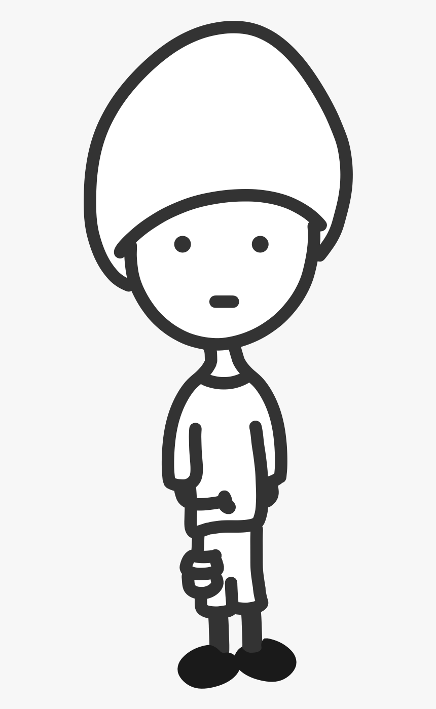 Quiet Boy Black White Line Art Drawing Scalable Vector - Line Pictures ...