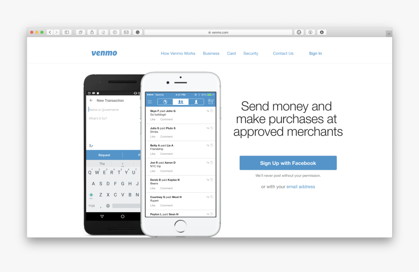 Sign Up Venmo, HD Png Download , Transparent Png Image - PNGitem