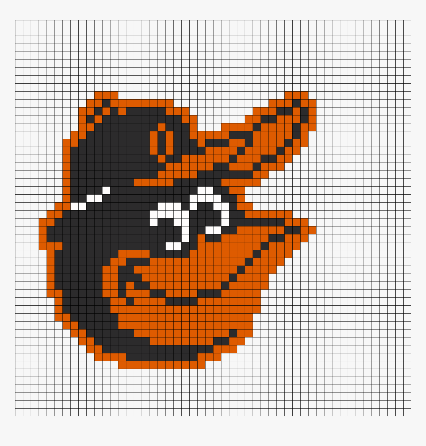 Baltimore Oriole S Bird Mascot - Baltimore Orioles Pixel Art, HD Png Download , Transparent Png ...