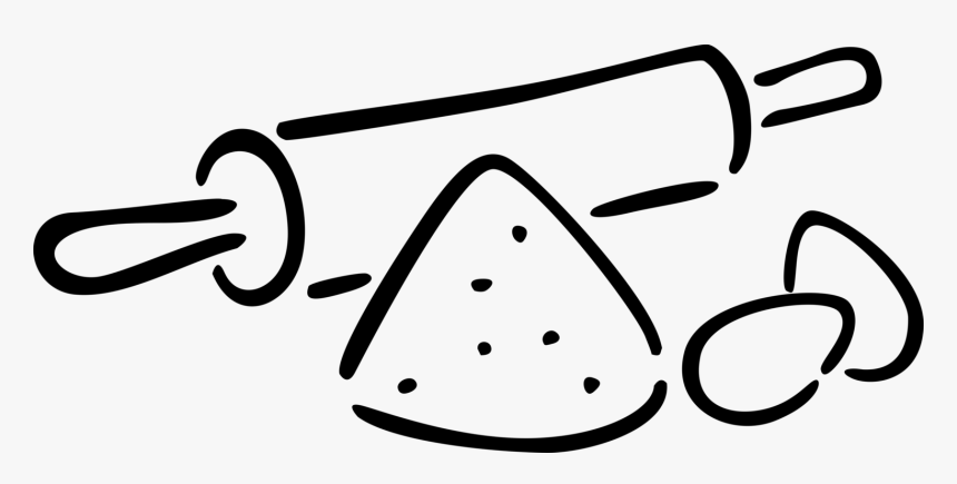 Vector Illustration Of Kitchen Baking Rolling Pin Shapes - Clip Art, HD ...