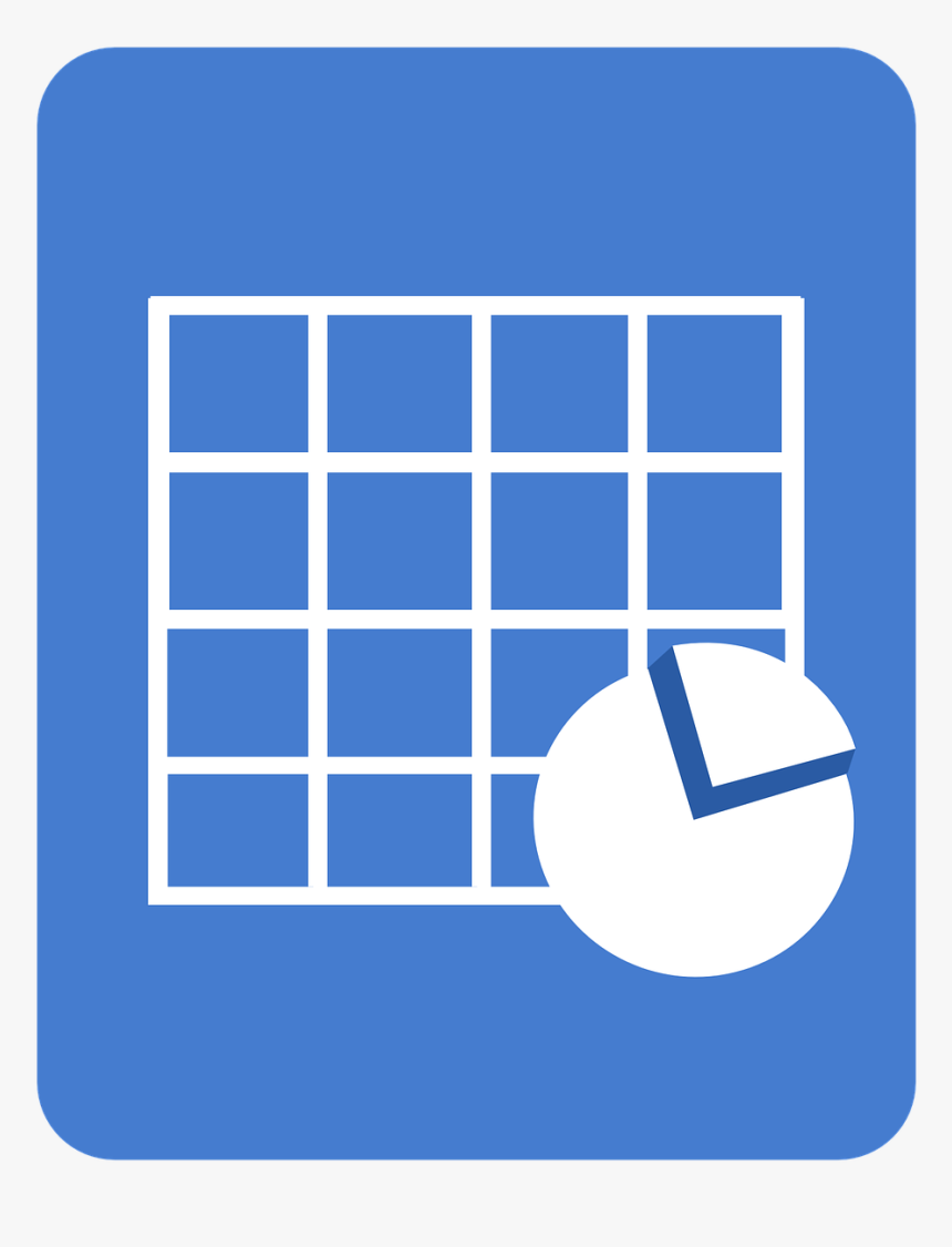 Spreadsheet Document Icon Sheet Free Photo - Spreadsheet Blue Icon, HD ...