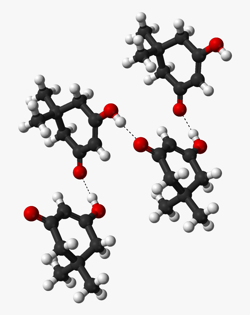 Dimedone Hydrogen Bonded Chain From Xtal 3d Balls - X Ray Crystal ...