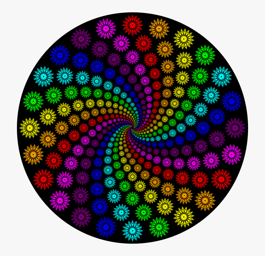 Fractal Art Spiral Visual Arts Point Circle - Circle, HD Png Download ...