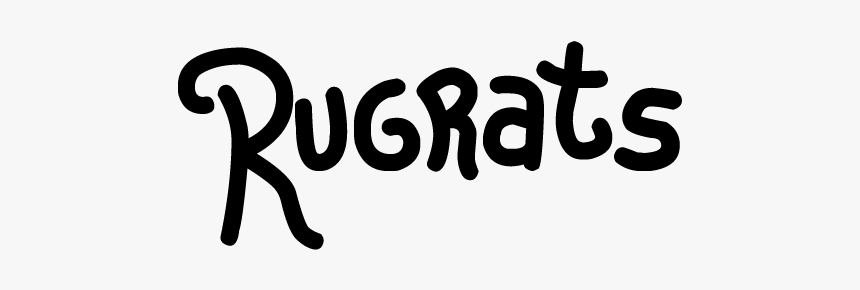 Rugrats - Rugrats Logo Black And White, HD Png Download , Transparent ...
