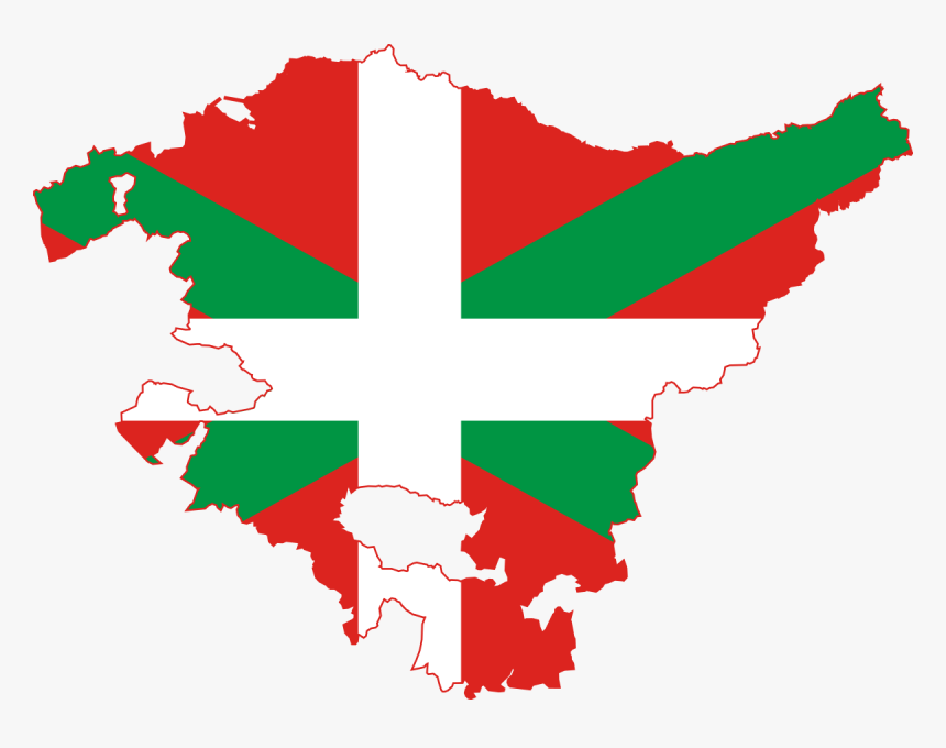 Basque Country Flag Map, HD Png Download , Transparent Png Image - PNGitem
