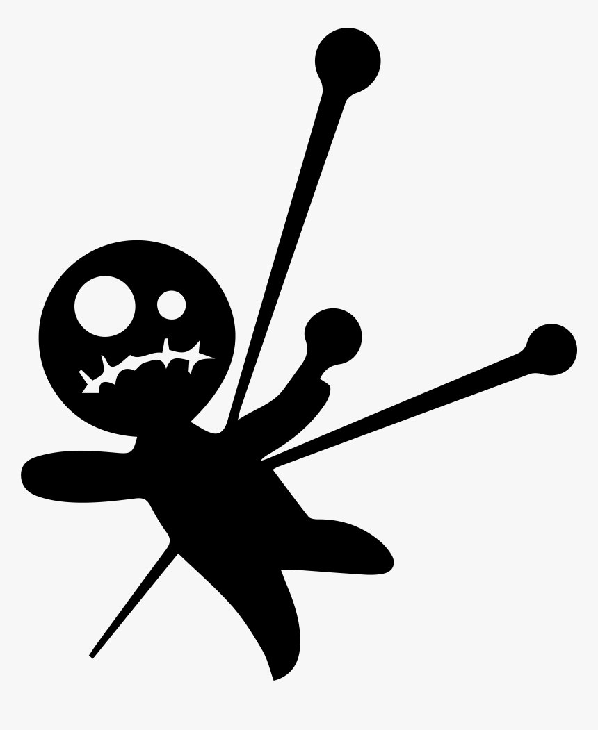 Transparent Voodoo Doll Png - Voodoo Doll Black And White, Png Download ...