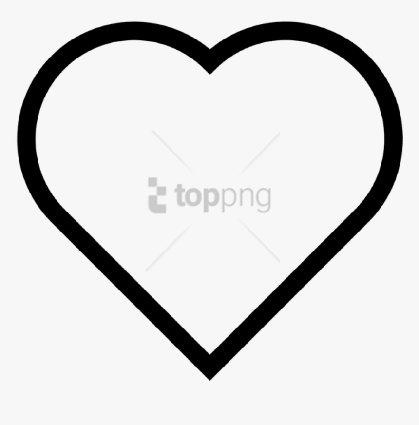 Heart Tattoo Png - Hollow Heart Png, Transparent Png , Transparent Png ...