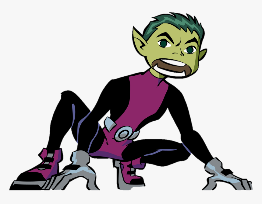 Teen Titans Beast Boy Fighting, HD Png Download , Transparent Png Image ...
