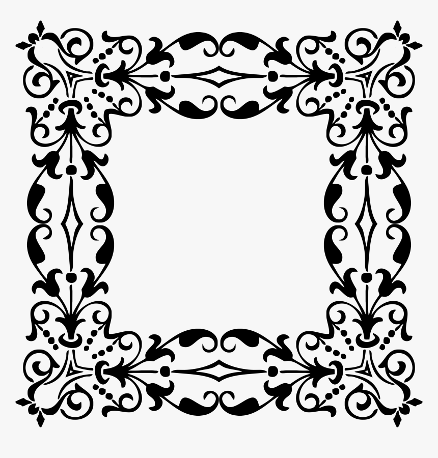 frame border 3d garis hitam transparent background - Brian Langdon