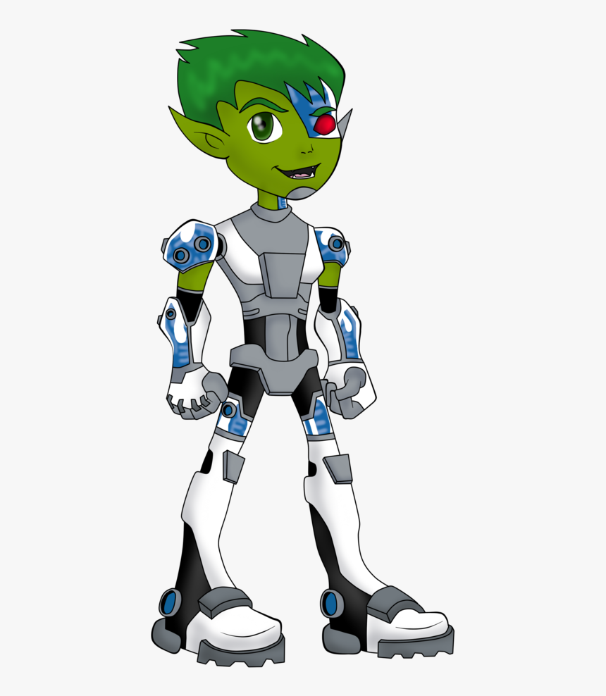 Confused Clipart Wondering Boy - Cyborg & Beast Boy, HD Png Download ...