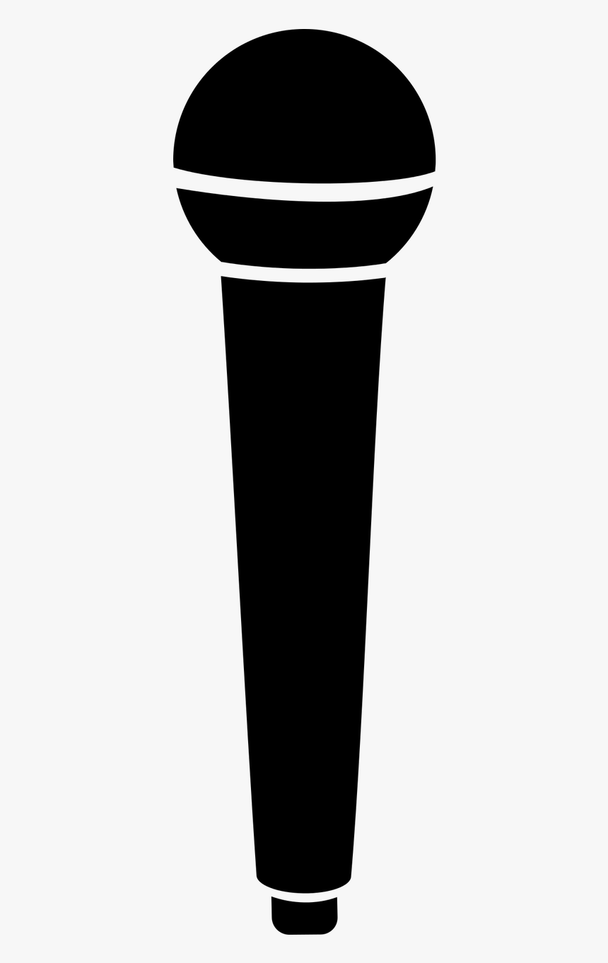 White Microphone Clipart, Plain, White, Clipart PNG, 49% OFF