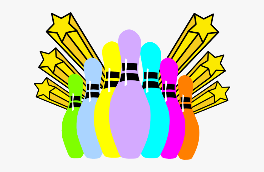 Free Neon Clipart Download - Ten Pin Bowling Clip Art Free, HD Png ...