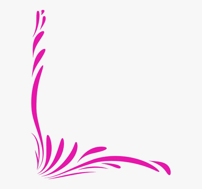 Pink Corner Border Png