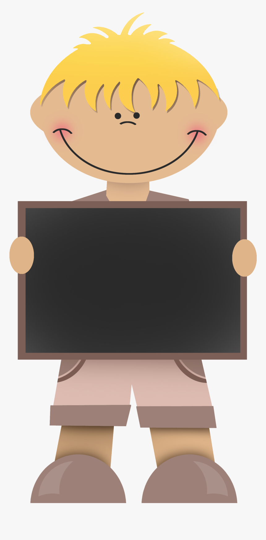 School Clipart Whiteboard - Girl With Slate Clipart, HD Png Download ...