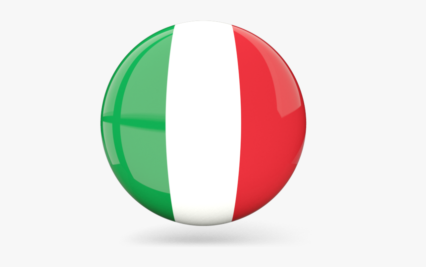 Glossy Round Icon - Italy Flag Round Icon, HD Png Download ...