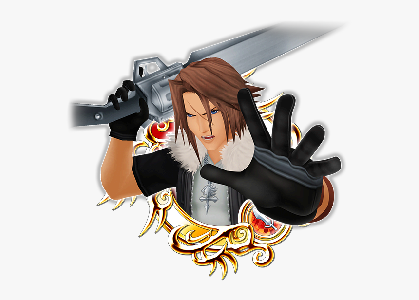 Hd Kh Ii Leon - Stained Glass 8 Khux, HD Png Download , Transparent Png ...