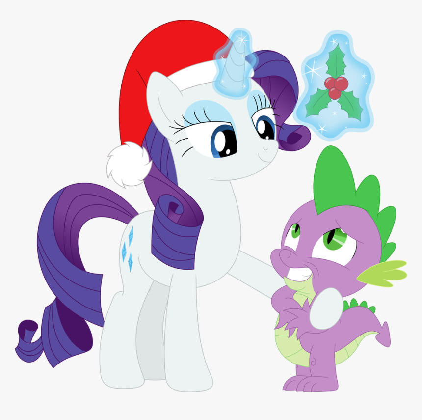 Rarity And Spike Kiss