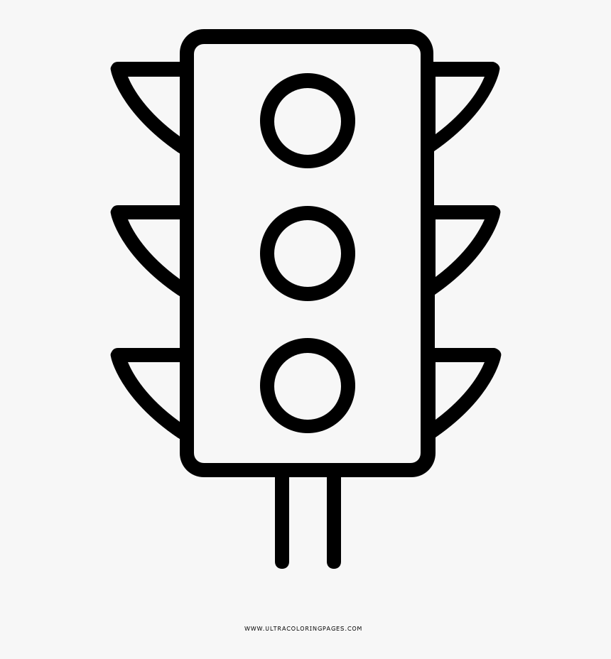 Traffic Light Line Art, HD Png Download , Transparent Png Image - PNGitem