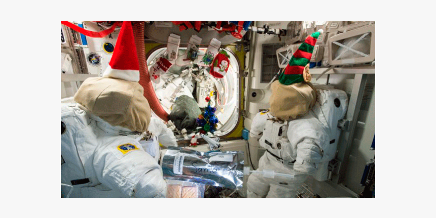 Astronaut Christmas In Space, HD Png Download , Transparent Png Image ...