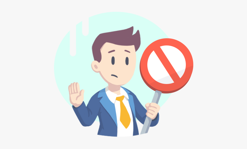 Saying No Images Cartoon, HD Png Download , Transparent Png Image - PNGitem
