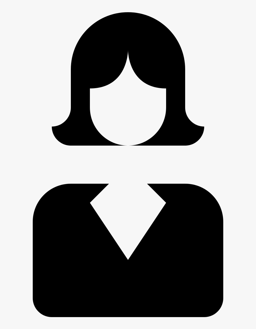 Woman Working At Computer Icon
