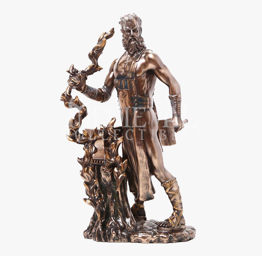 Transparent Greek Bust Png - Ancient Greek Blacksmith Hephaestus Statue ...