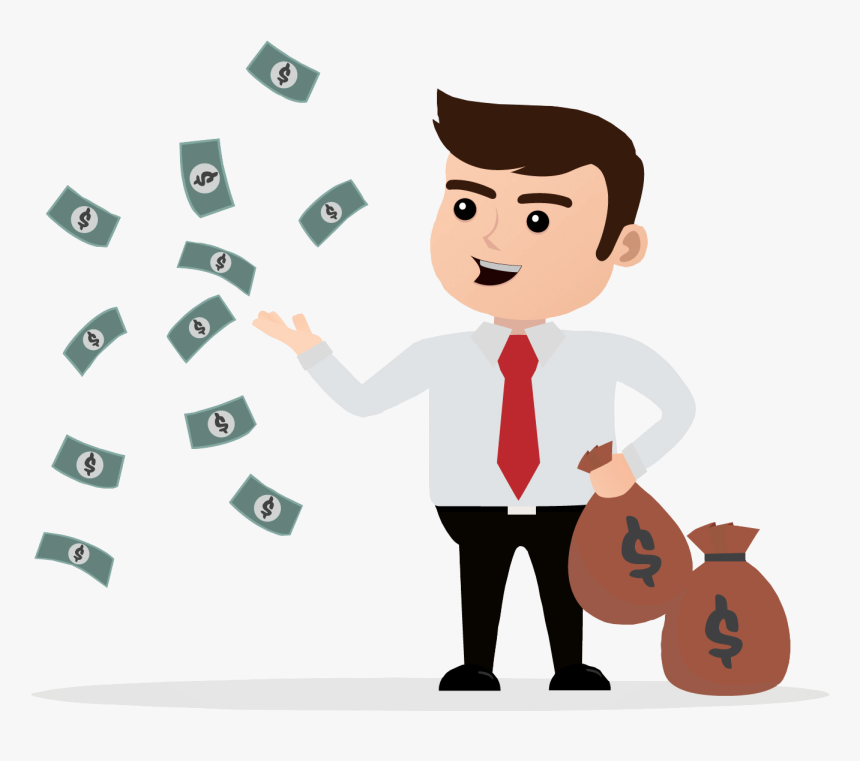 Clip Art Boneco Falando - Millionaire Vector, HD Png Download ...